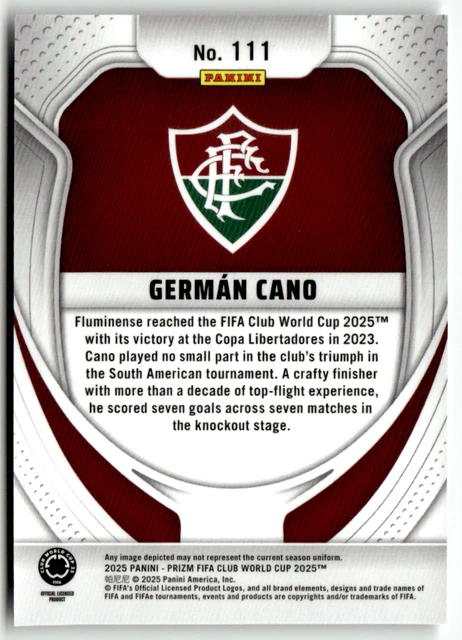 2025 PANINI PRIZM Club World Cup N º 111 Alemán Cano Rookie EUR 1,36 ...