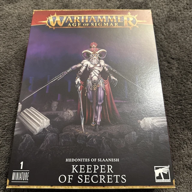 GAMES WORKSHOP WARHAMMER Age Of Sigmar 40K Slaanesh Keeper Of Secrets ...