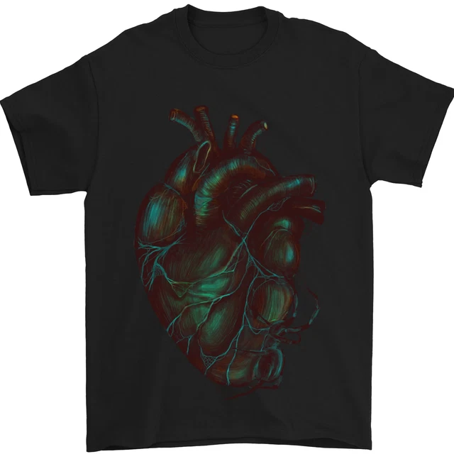 ROTTEN HEART GOTHIC Demon Satan Skull Evil Mens T-Shirt 100% Cotton £8. ...