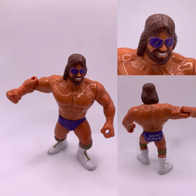 FIGURINE ARTICULÉE MACHO Man Randy Savage WWF Hasbro Wrestling WWE WCW ...