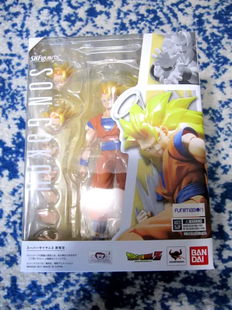 NEW AUTHENTIC TAMASHII SH Figuarts Dragon Ball Z Super Saiyan 3 SS3 Son ...