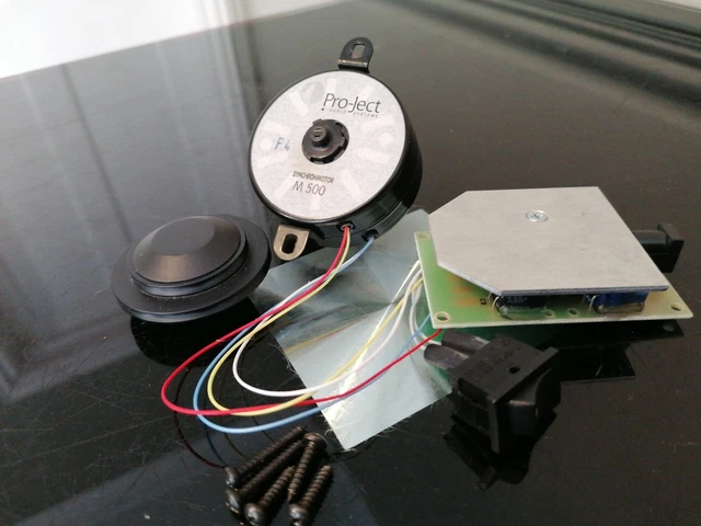 PRO-JECT PROJECT 15V DC M500 Motor, circuit board, switch power adaptor ...