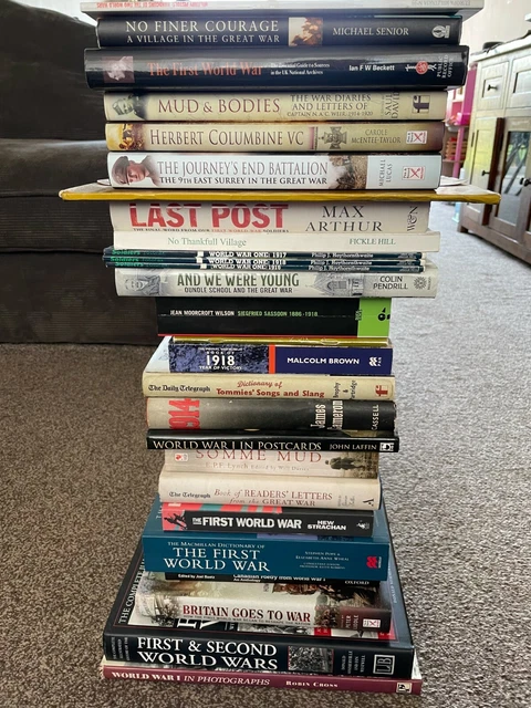 JOB LOT WWI, WW2, Military History, Weapons, British Army Books x 27 ...