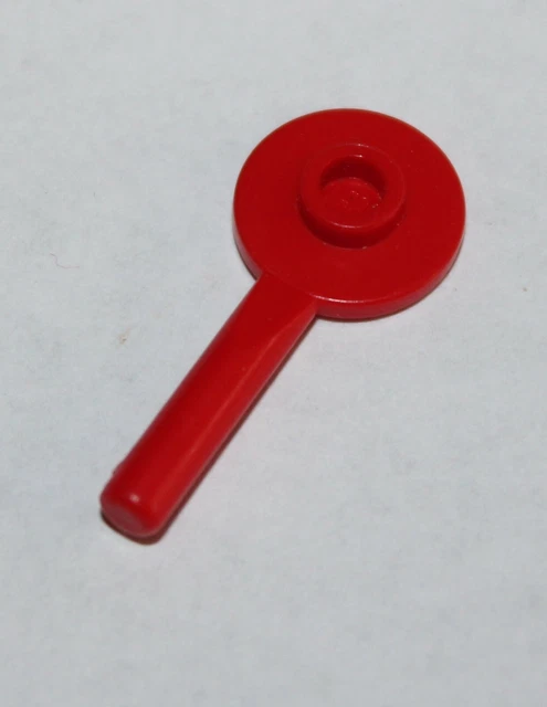 LEGO MINIFIGURE RED Utensil Signal Paddle ref 3900 set 6301 6632 3664 ...