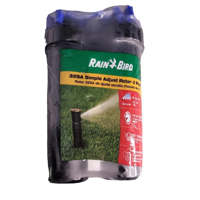 RAIN BIRD 32SA Simple Adjust Pop-Up Rotor Sprinkler 2 PACK EUR 16,66 ...