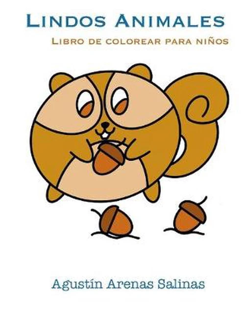LINDOS ANIMALES LIBRO de Colorear para Nios: Ms de 50 Animales para ...