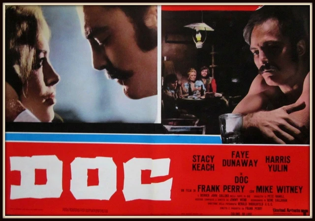 FOTOBUSTA DOC FAYE DUNAWAY STACY KEACH HARRIS YULIN MIKE WITNEY WESTERN ...