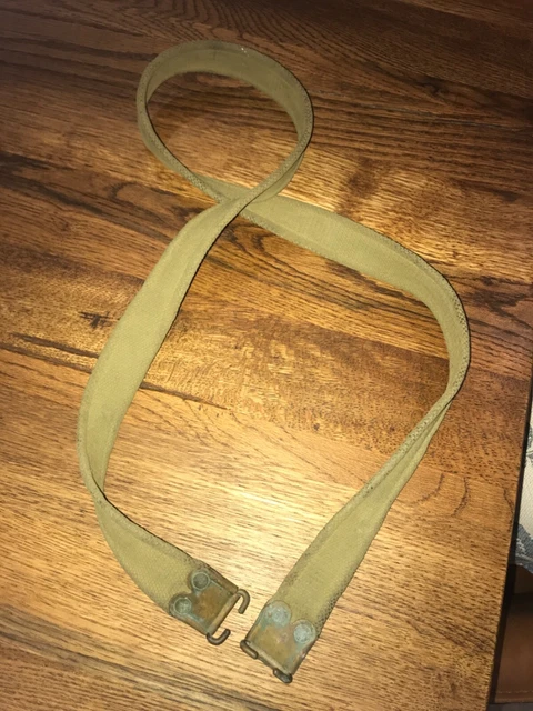 WW2 BRITISH ARMY 1937 pattern webbing rifle sling with brass fittings £ ...