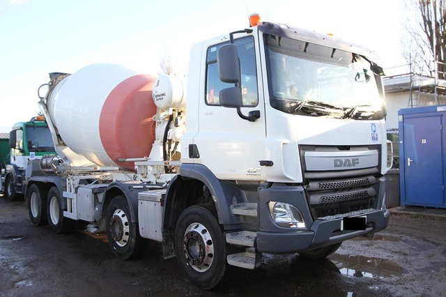 2015 DAF CF 370 8X4 Concrete Mixer Truck Cement Mixer Scania Volvo Fmx ...