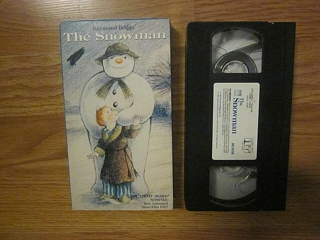 THE SNOWMAN ANIMATED VHS Video Tape RAYMOND BRIGGS 1982 Snowman ...