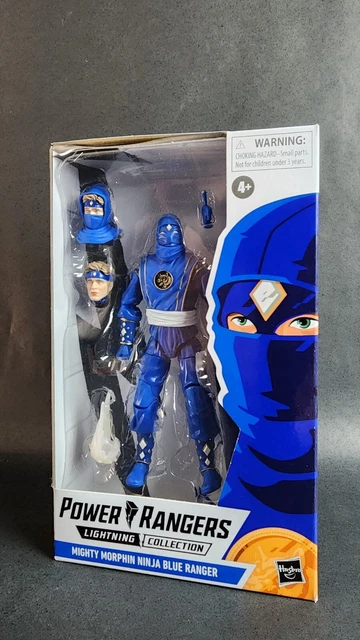 HASBRO 6& POWER Rangers Lightning Collection Mighty Morphin Ninja Blue ...