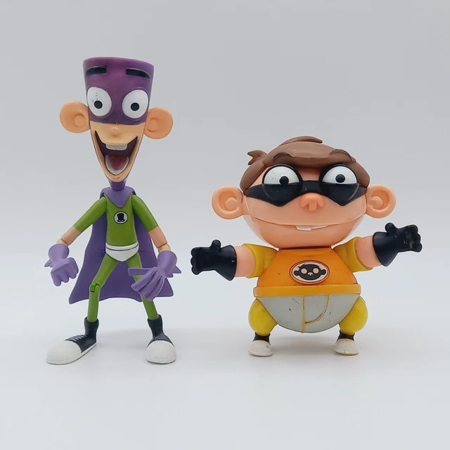 ARTICULATED FIGURES FANBOY & Chum Chum official product Nickelodeon Spain USED EUR 49,95 ...