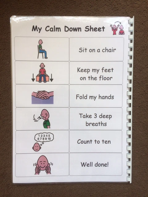 PECS/BOARDMAKER ANGER MANAGEMENT Social Story for Autism/ASD/SEN/ADHD ...