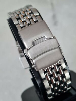 BEADS OF RICE Watch Bracelet Band Strap 316L Stainless Steel 18mm 20mm ...