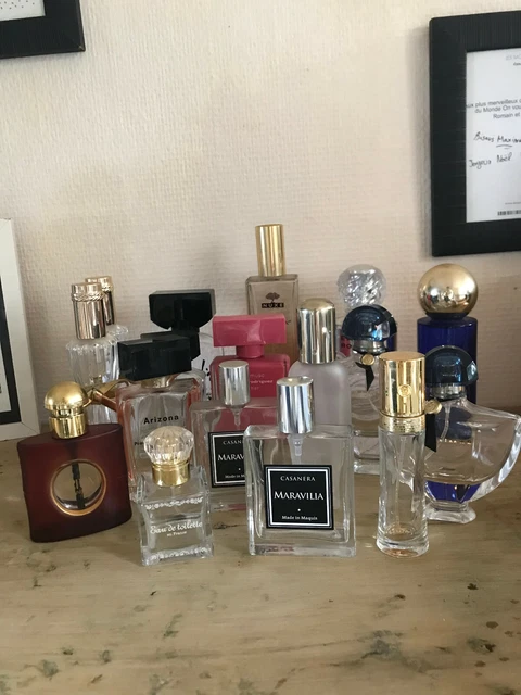 LOT DE BOUTEILLES de parfums vide - pour collectionneurs EUR 8,00 ...