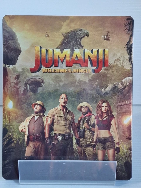JUMANJI WELCOME TO The Jungle Blu-Ray Steelbook Edition Dwayne Johnson ...