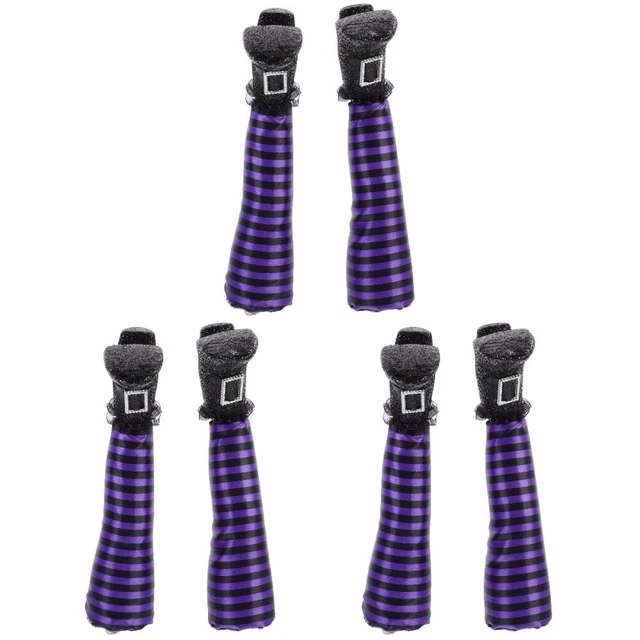 3 PAIRS ALIEN Inflatable Prosthetic Witch Legs Garden Decoration Better ...