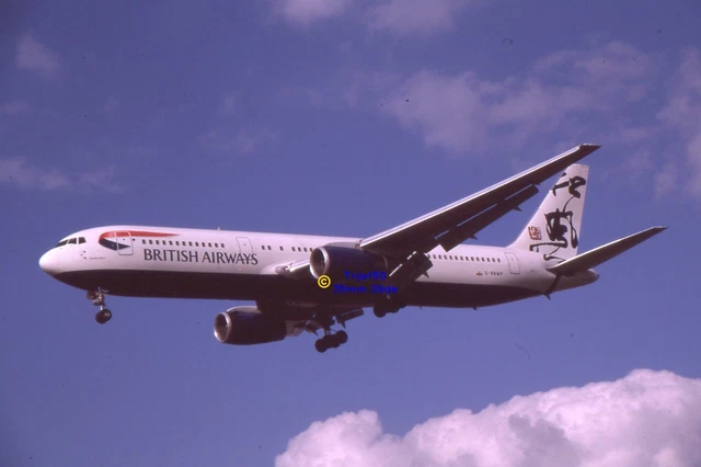 35MM SLIDE BOEING 767 British Airways G-BNWP PRM948 £3.90 - PicClick UK