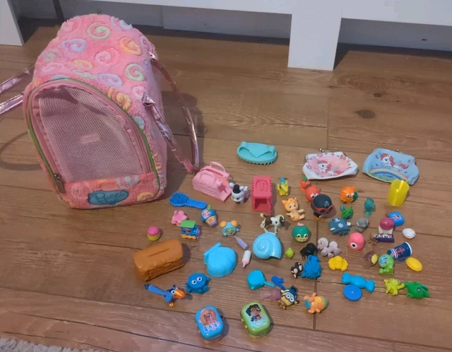 BUNDLE OF KIDS Girls Mini Toys And Figures Carry CaseJoblot Collection ...