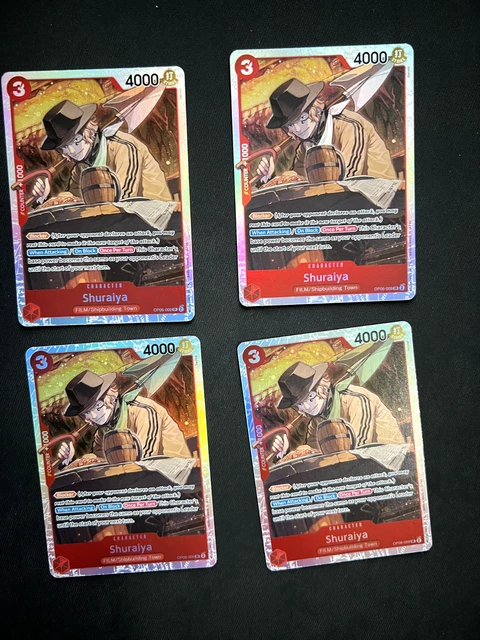 ONE PIECE - Wings of the Captain - OP06-009 Shuraiya SR English x4 £4.00 - PicClick UK