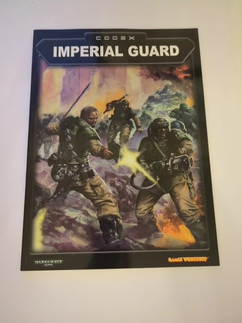 IMPERIAL GUARD CODEX Warhammer 40k Army Book Games Workshop 2003 £9.99 ...