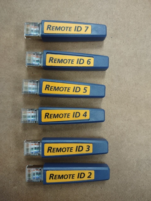 FLUKE NETWORKS WIREVIEW 2-7 REMOTE ID IDENTIFIER SET MS-2 MS-POE $250. ...