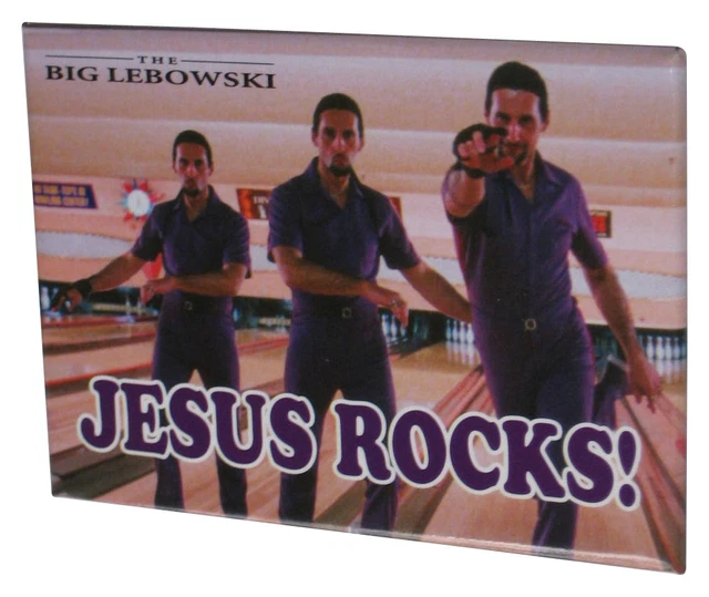 IL GRANDE LEBOWSKI Gesù Rocks Ata-Boy Magnete Licenziato BM4123 EUR 16 ...