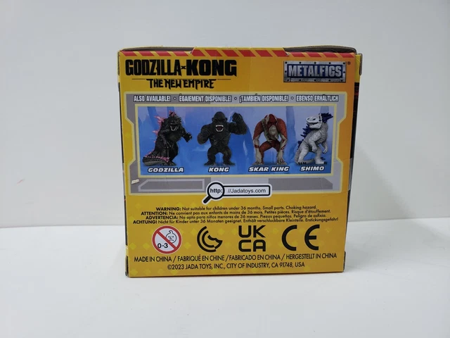 GODZILLA X KONG The New Empire GODZILLA Jada Metalfigs Key Chain 2.5 ...