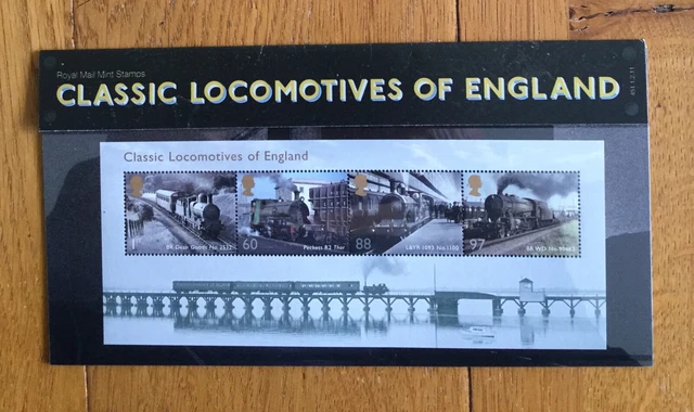 ROYAL MAIL BRITISH Mint Stamps - Classic Locomotives Of England - Pack ...