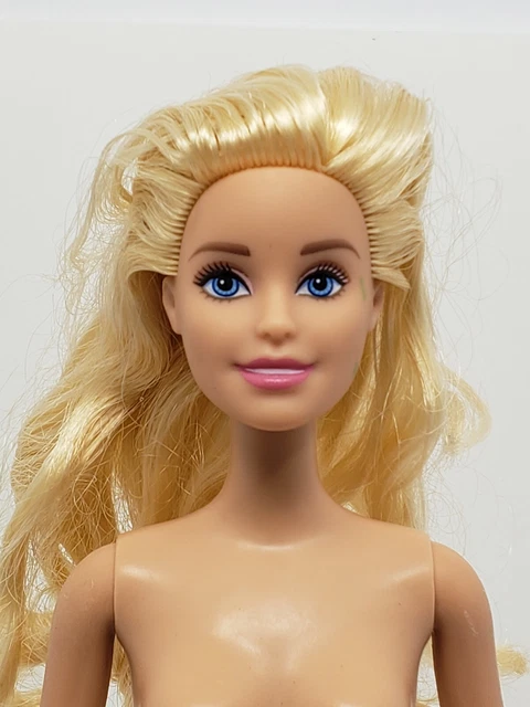 Barbie Nude Doll Blonde Hair Blue Eyes Body Stamp 2010 Head Stamp