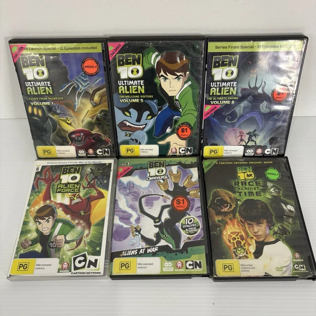 BEN 10-ALIEN FORCE Bundle Plus 3 Extra Animation Superhero Teenager ...