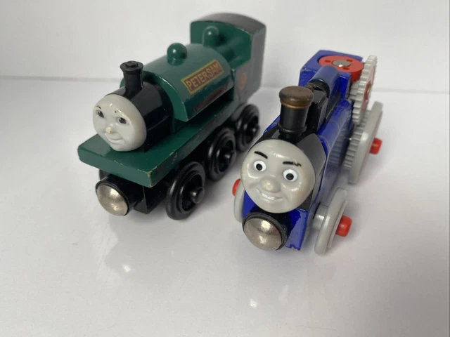 THOMAS THE TANK Engine & Friends Wooden Railway Train Peter Sam and ...