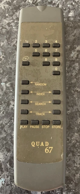 GENUINE QUAD CD 67 - CD Player Remote Control - Fully Working £39.95 ...