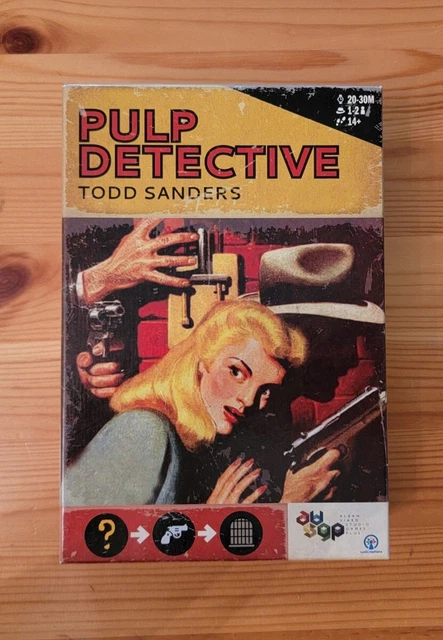 PULP DETECTIVE TODD Sanders Base Game + Expansion 1 Complete, New/LNIB ...