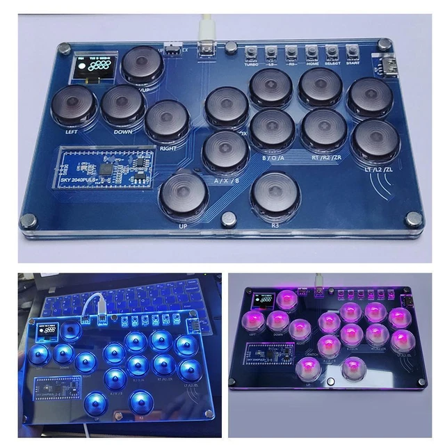 JOYSTICK HITBOX KEYBOARD Arcade Stick Controller For PS5, PC Lot J6 PS4 ...