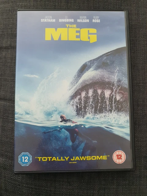 THE MEG DVD Jason Statham Movie Certificate 12 2018 £3.00 - PicClick UK