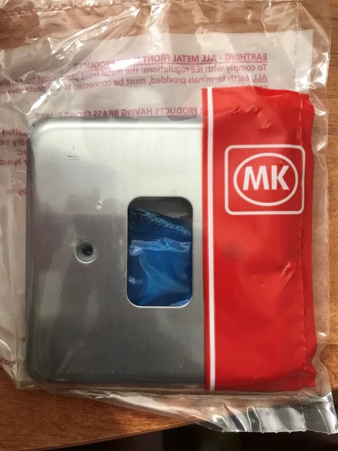MK GRID PLUS K3431 MCO 1 Module Grid Plus Frontplate Matt Chrome £6.99 ...