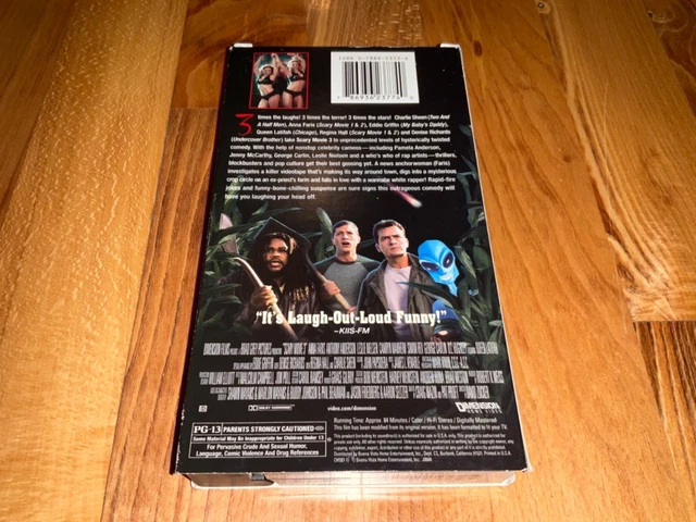SCARY MOVIE 3 Dimension 2004 VHS Tape LATE RELEASE Leslie Nielsen ...