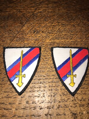 ORIGINAL PAIR WW2 BRITISH ARMY 6th Guards Tank Brigade battledress ...