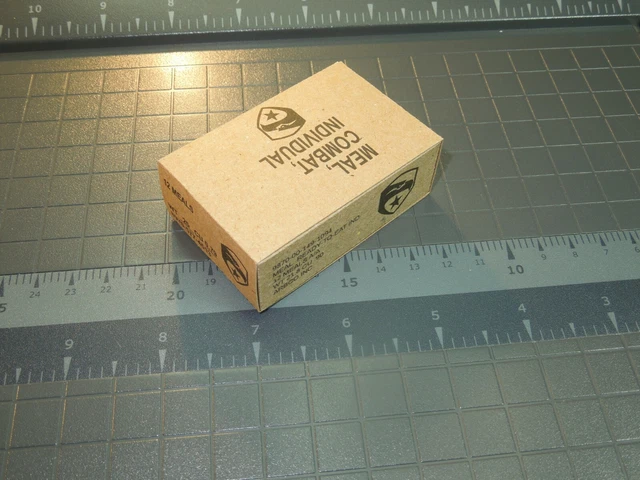 3 EASY FOLD 1/6 Scale GI Joe Ration Boxes and Sleeves for GI Joe Action ...