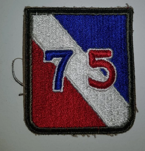 ORIGINAL WWII US Army 75th Infantry Division Insignia Patch EUR 12,05 ...