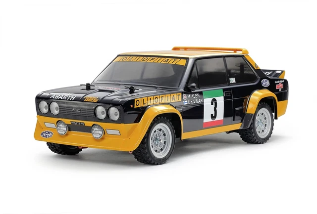 TAMIYA 1/10 ELECTRIC RC Car Series No.723 Abarth Rally OLIO FIAT (MF-01X Chassis £147.62 ...