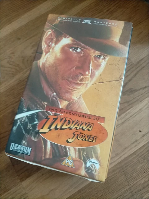 INDIANA JONES TRILOGY (VHS Box Set) video tape 80s £4.99 - PicClick UK