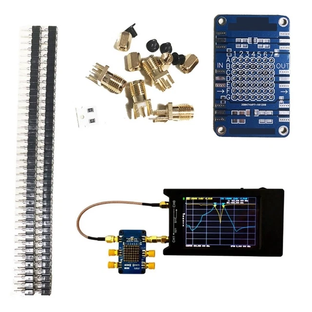 NANOVNA TESTBOARD KIT Web Test Board Vector Analyzer VNA RF Demo Set ...