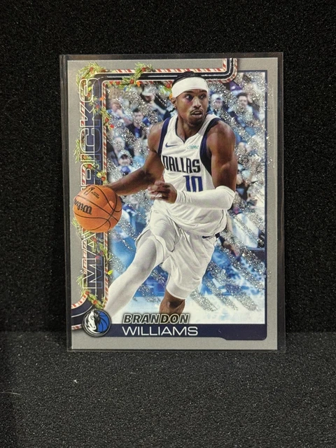 2025-26 TOPPS HOLIDAY Nba Silver Glitter Brandon Williams Dallas ...