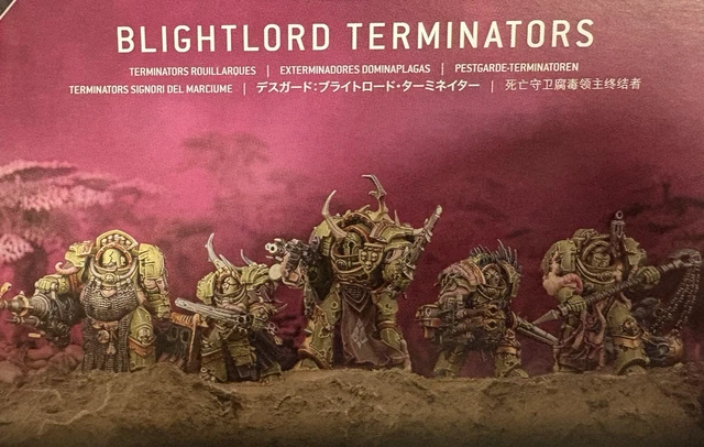 WARHAMMER 40K DEATH Guard Blight Lord Terminatoren EUR 41,00 - PicClick DE