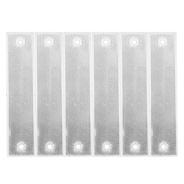 6 PCS REFLECTIVE Sign Post Panel Driveway Warning Signs Parking Lot ...