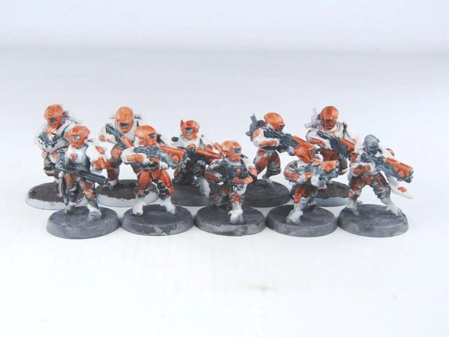 (6427) FIRE WARRIORS Breacher Team T'au Tau Empire 40k Warhammer EUR 9 ...