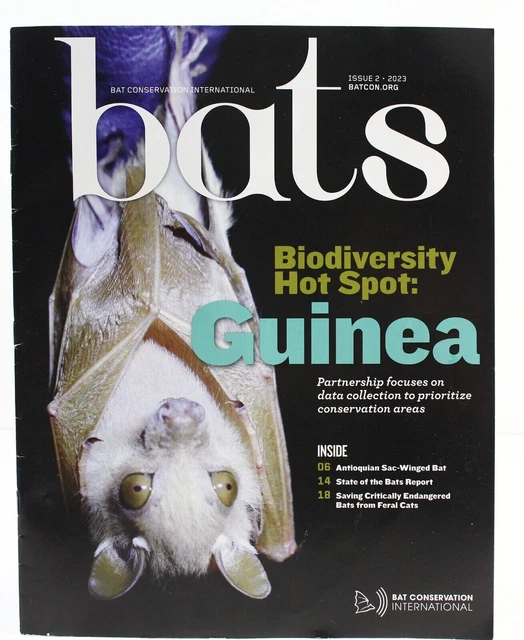 MAGAZINE BATS ISSUE #2 2023. Bat Conservation International. £11.69 ...