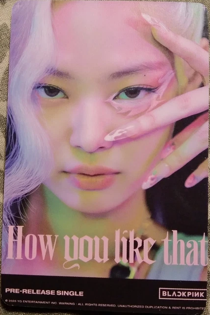 Photocard Blackpink How You Like That Jennie Eur 1 50 Picclick Fr
